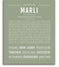 Marli | Name Art Print – Name Stories