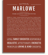 Marlowe | Name Art Print – Name Stories