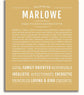 Marlowe | Name Art Print – Name Stories
