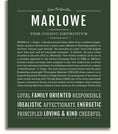 Marlowe | Name Art Print – Name Stories
