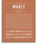 Marly | Name Art Print – Name Stories