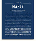 Marly | Name Art Print – Name Stories
