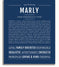Marly | Name Art Print – Name Stories