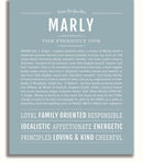 Marly | Name Art Print – Name Stories