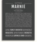 Marnie | Name Art Print – Name Stories