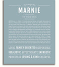Marnie | Name Art Print – Name Stories