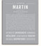 Martin | Name Art Print – Name Stories