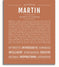 Martin | Name Art Print – Name Stories
