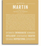 Martin | Name Art Print – Name Stories