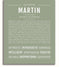 Martin | Name Art Print – Name Stories