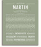 Martin | Name Art Print – Name Stories