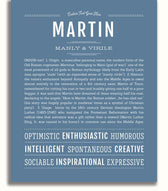 Martin | Name Art Print – Name Stories