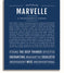 Marvelle | Name Art Print – Name Stories