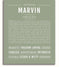 Marvin Personalized Name Meaning Art Prints – Name Stories