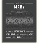 Mary | Name Art Print – Name Stories