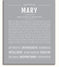 Mary | Name Art Print – Name Stories