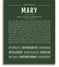 Mary | Name Art Print – Name Stories