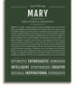 Mary | Name Art Print – Name Stories