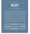 Mary | Name Art Print – Name Stories