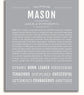 Mason | Name Art Print – Name Stories