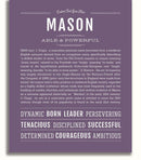 Mason | Name Art Print – Name Stories