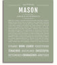 Mason | Name Art Print – Name Stories