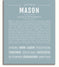 Mason | Name Art Print – Name Stories