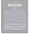 Massimo | Name Art Print – Name Stories