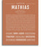 Mathias | Name Art Print – Name Stories