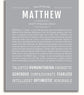 Matthew | Name Art Print – Name Stories