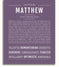 Matthew | Name Art Print – Name Stories