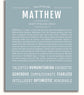 Matthew | Name Art Print – Name Stories
