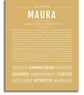 Maura | Name Art Print – Name Stories