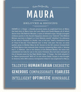 Maura | Name Art Print – Name Stories