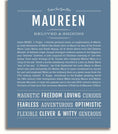 Maureen | Name Art Print – Name Stories