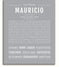 Mauricio | Name Art Print – Name Stories