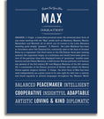 Max | Name Art Print – Name Stories