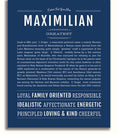 Maximilian | Name Art Print – Name Stories