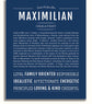 Maximilian Personalized Name Meaning Art Prints – Name Stories