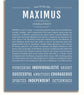 Maximus Personalized Name Meaning Art Prints – Name Stories