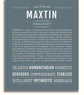 Maxtin Personalized Name Meaning Art Prints – Name Stories
