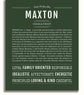 Maxton | Name Art Print – Name Stories
