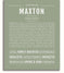 Maxton | Name Art Print – Name Stories