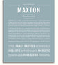 Maxton | Name Art Print – Name Stories