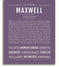 Maxwell Personalized Name Meaning Art Prints – Name Stories