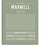 Maxwell | Name Art Print – Name Stories
