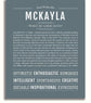Mckayla Personalized Name Meaning Art Prints – Name Stories