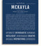 McKayla | Name Art Print – Name Stories