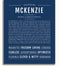 McKenzie | Name Art Print – Name Stories