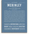 McKinley | Name Art Print – Name Stories